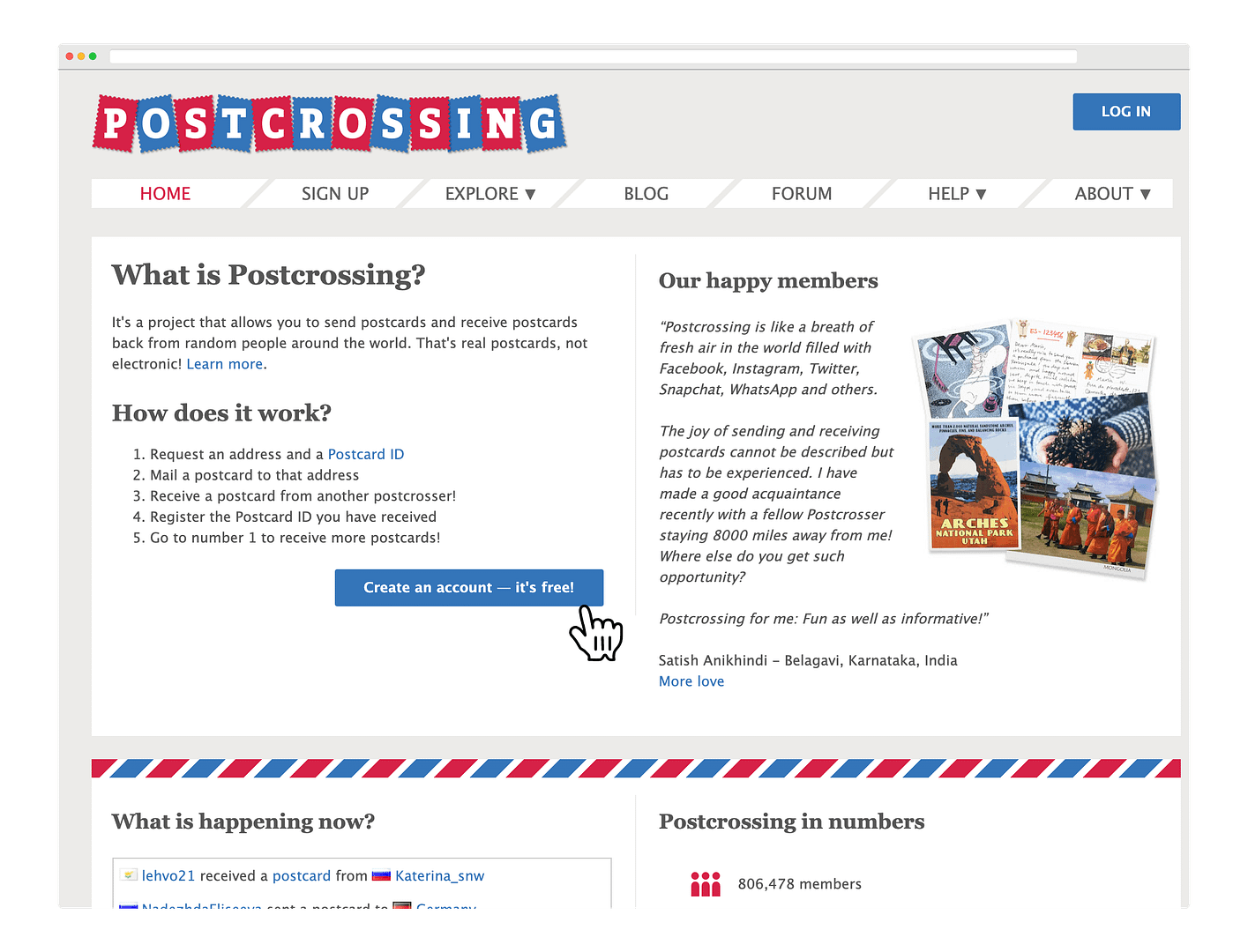 How to Exchange Postcards Online - Surprise Postcards